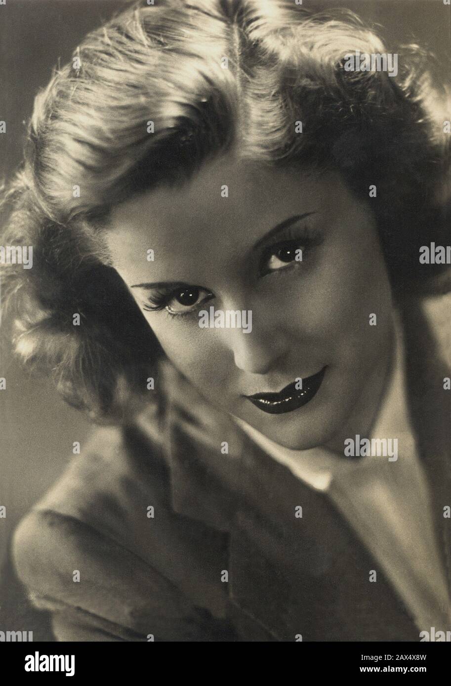 1930 c., ITALIEN: Die hispano-italienische Filmschauspielerin MARIA ...