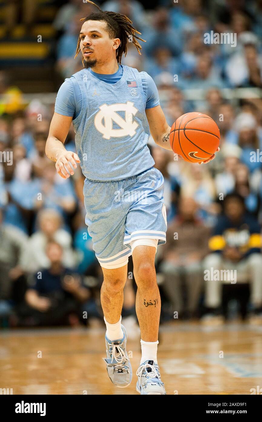 8. Februar 2020 - Chapel Hill, North Carolina; USA - Carolina Tar Heels ...