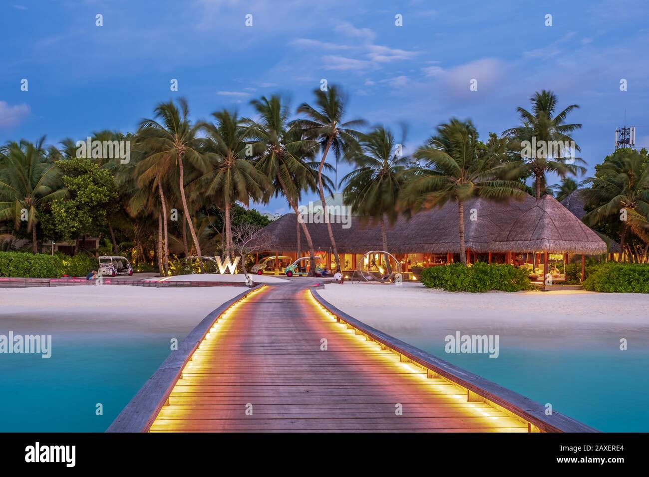 Malediven Hotel Resort Stockfotos und -bilder Kaufen - Alamy