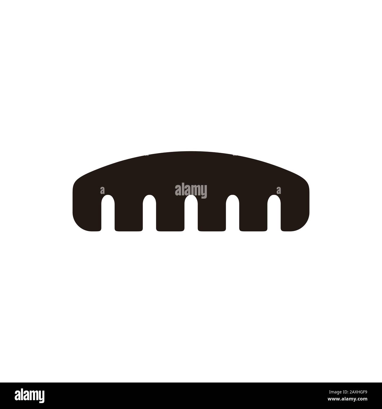 Ideen für das Kamm-Logo. Inspiration Logo Design. Darstellung Des ...