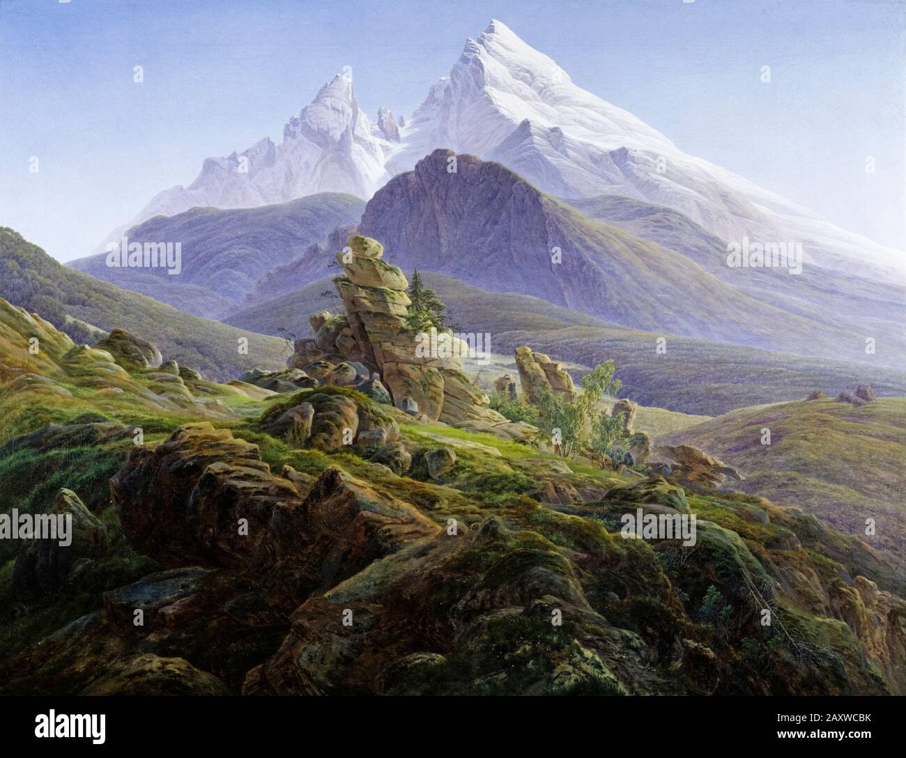 Romantische malerei deutsche kunstgeschichte historisches archiv archiv Stockfotos und -bilder ...