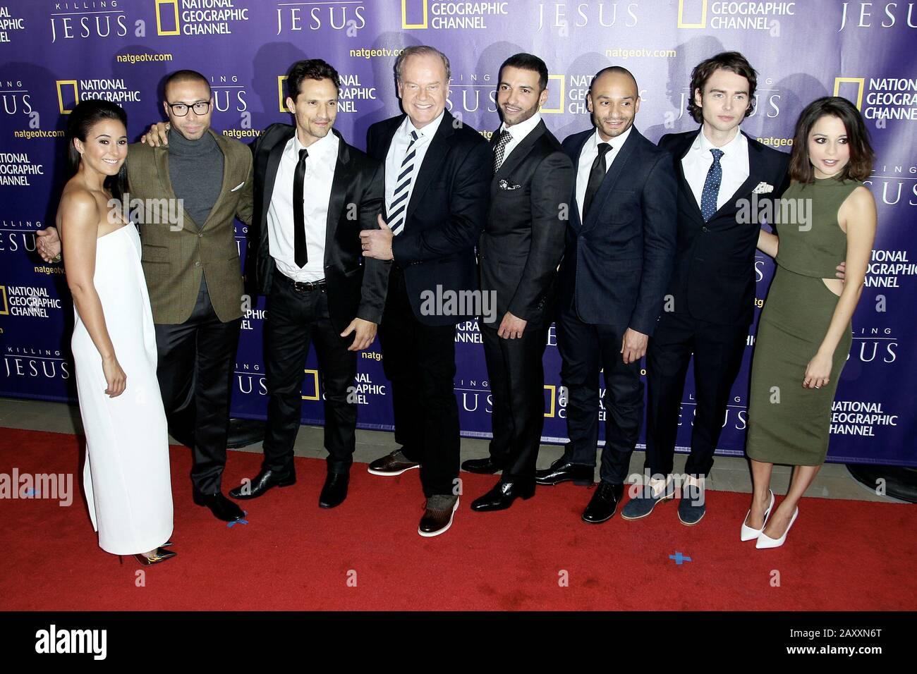 New York, NY, USA. März 2015. Die Besetzung von Nat Geos "Killing Jesus ...