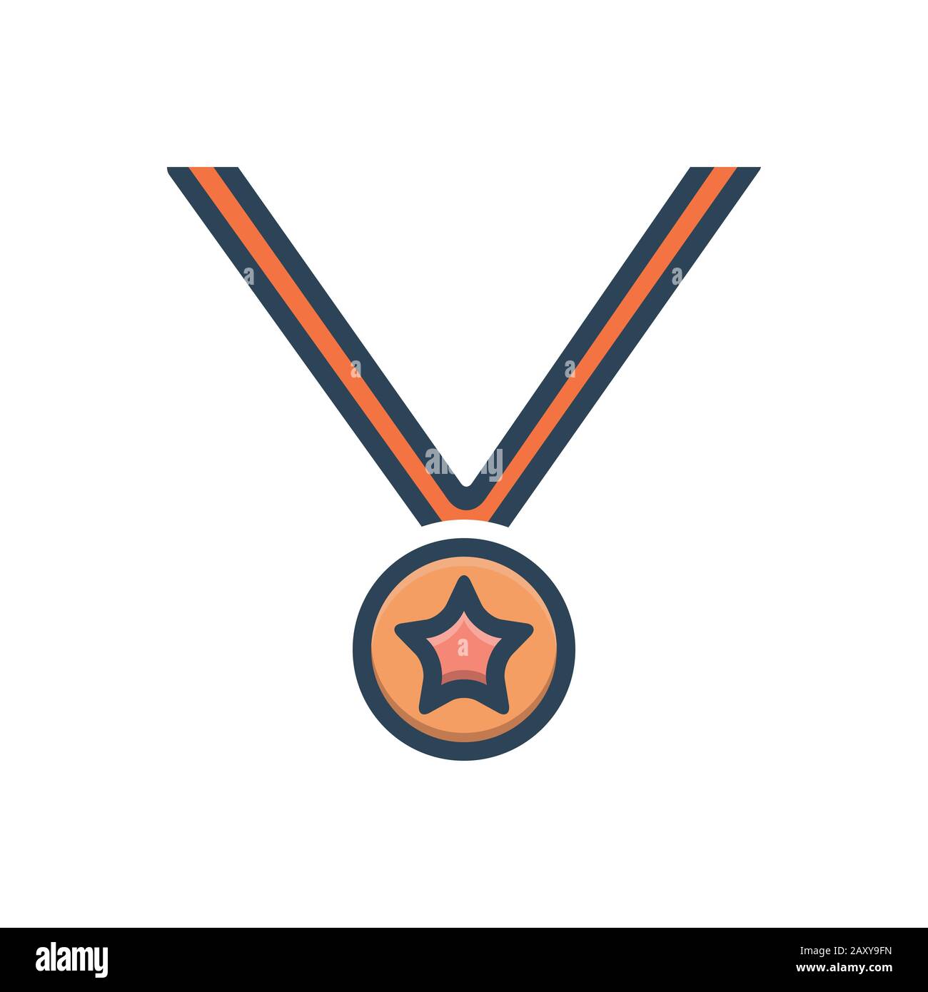 Medal shape Stock-Vektorgrafiken kaufen - Alamy