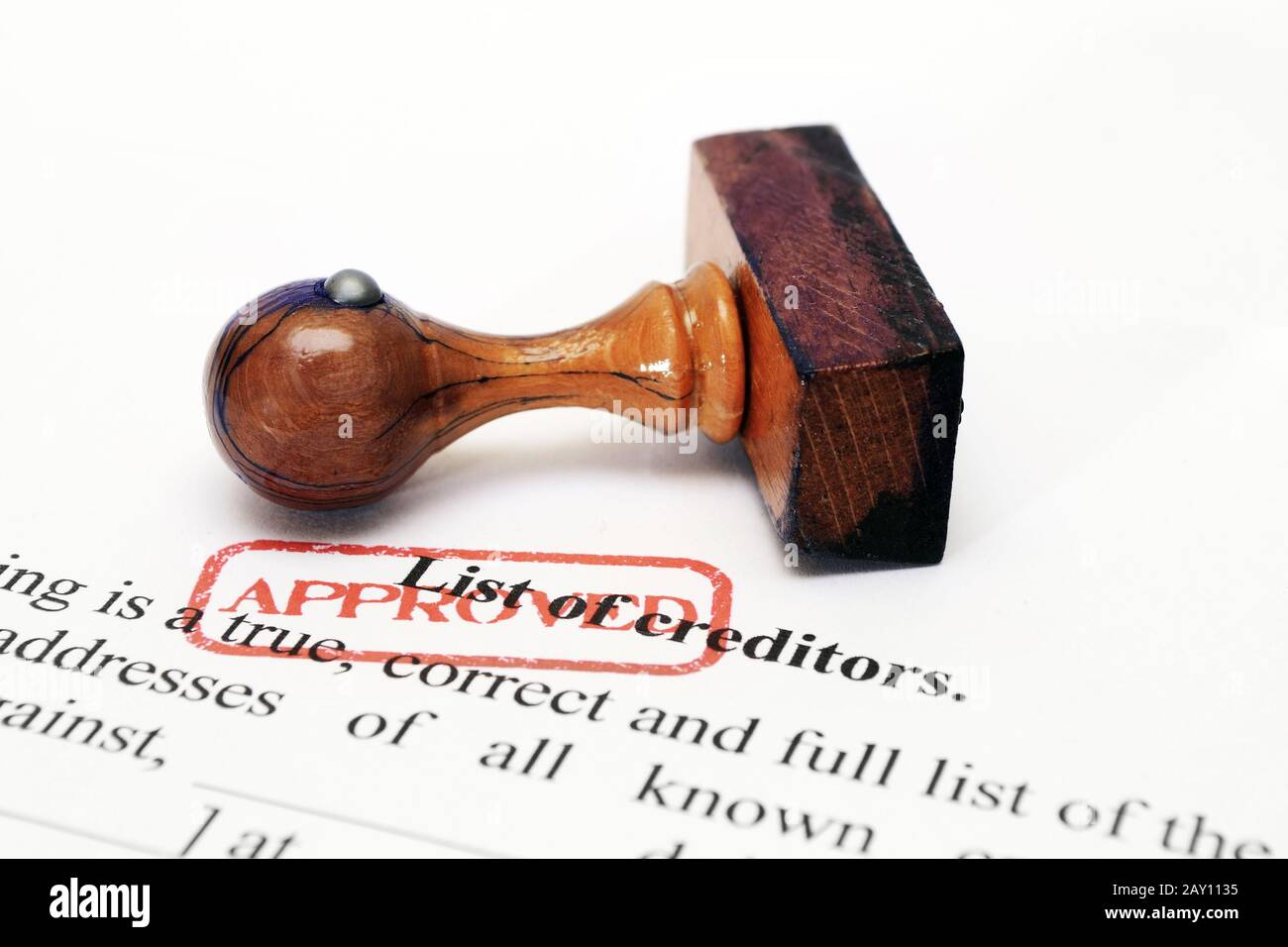 Zugelassene liste -Fotos und -Bildmaterial in hoher Auflösung – Alamy