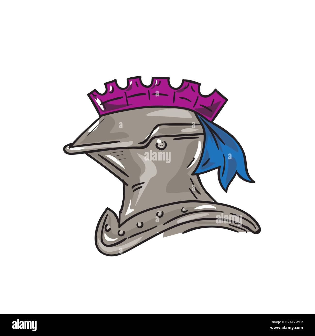 Ritterhelm zeichnung -Fotos und -Bildmaterial in hoher Auflösung – Alamy