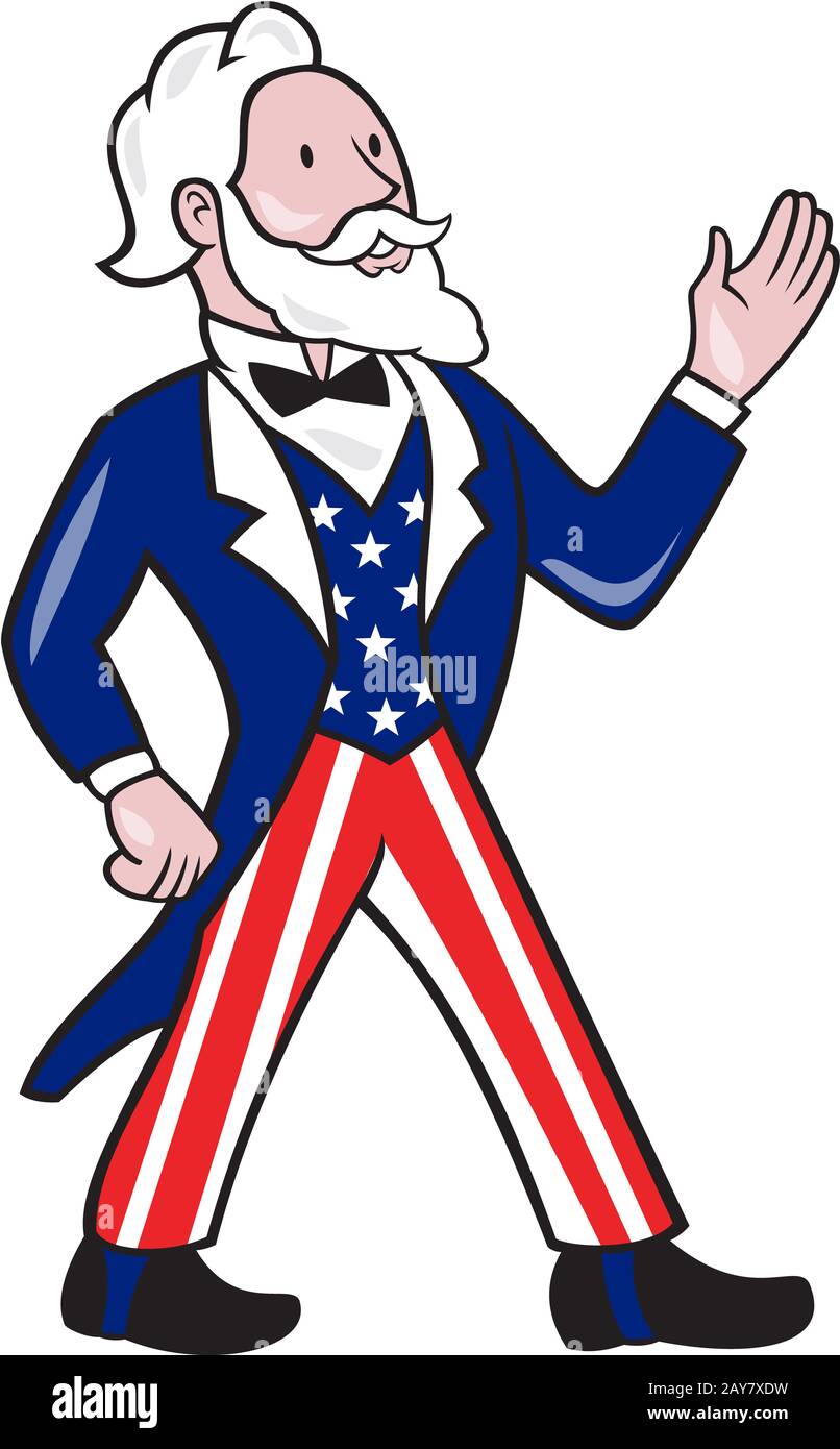 American uncle sam man cartoon -Fotos und -Bildmaterial in hoher Auflösung – Alamy