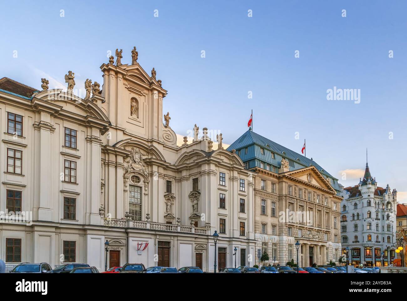 Kirche am Hof, Wien, Österreich Stockfotografie - Alamy