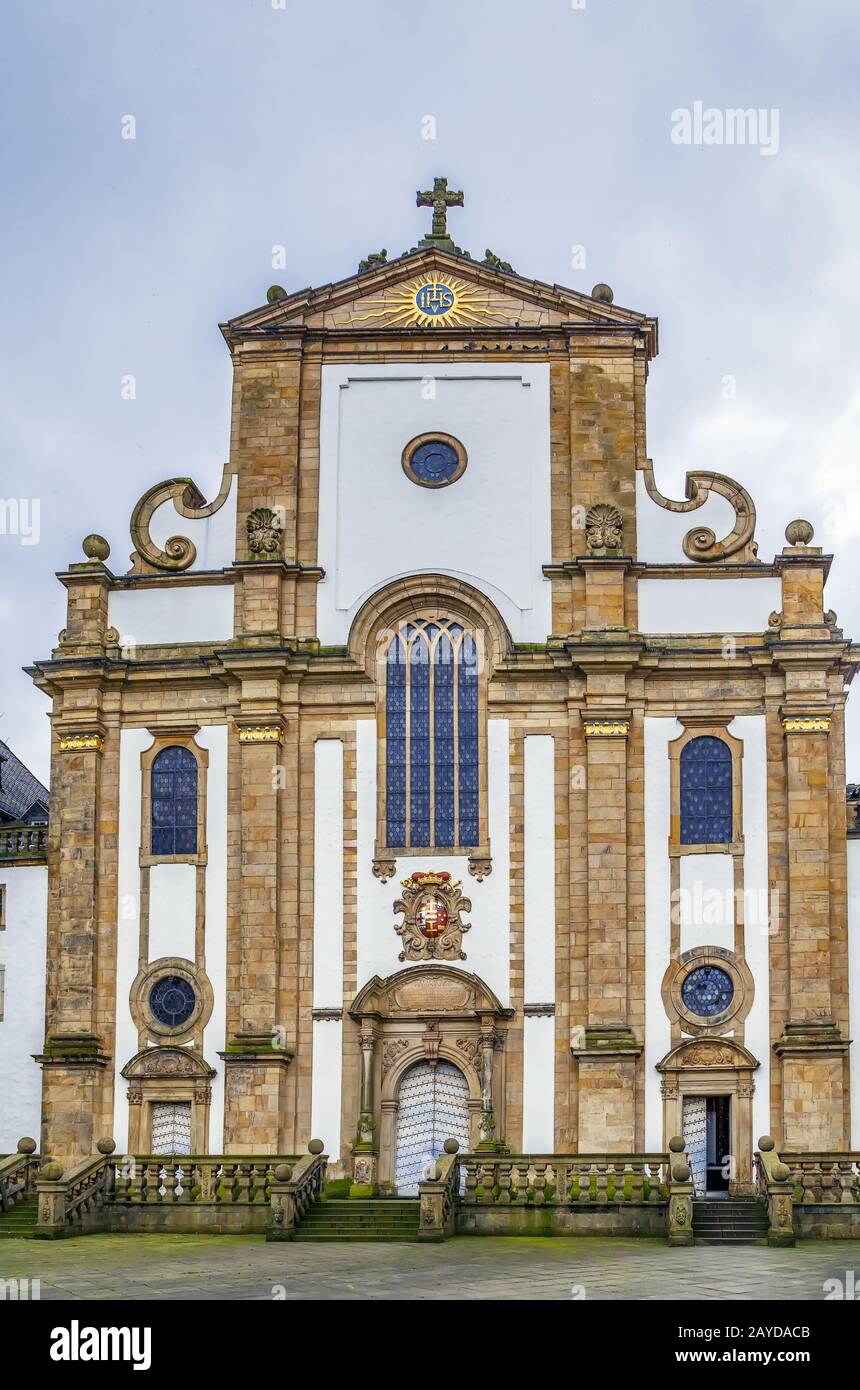 Marktkirche Church Paderborn Germany Stockfotos und -bilder Kaufen - Alamy