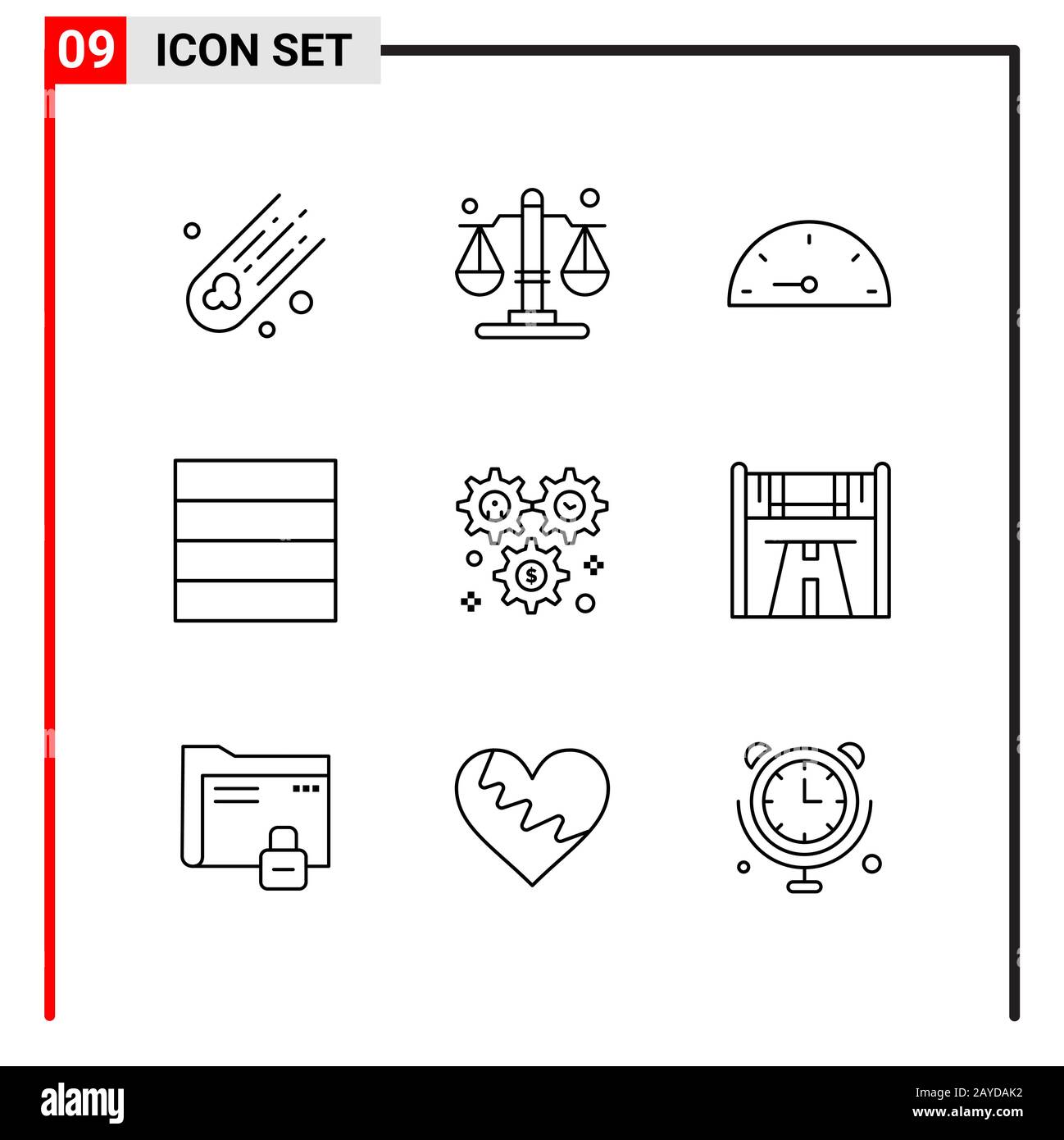 9 Allgemeine Symbole für das Website-Design von Print- und mobilen Apps ...