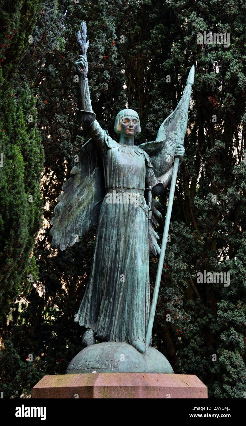 Die heilige Jeanne d'Arc (Joan of Arc), Die Jungfrau von Orléans 1412 - 1431. (Cathédrale Saint ...