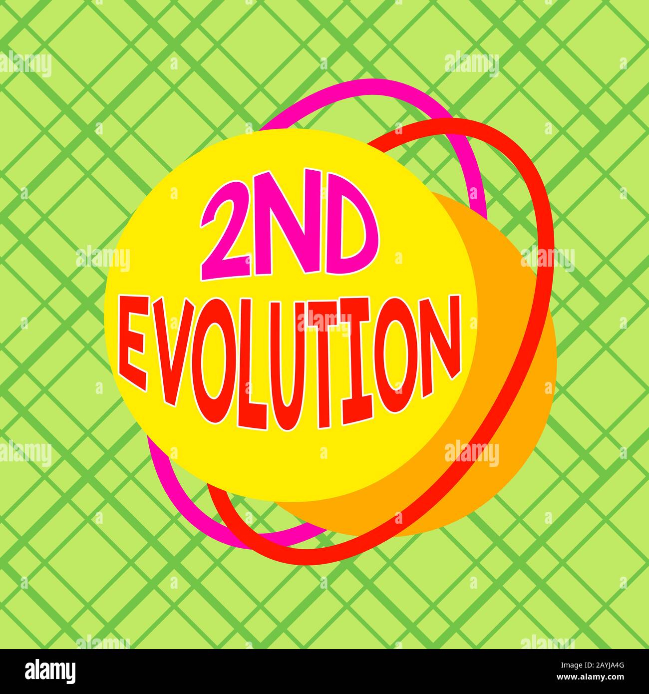 Konzeptionelles Handschreiben mit der 2. Evolution. Konzept bedeutet ...