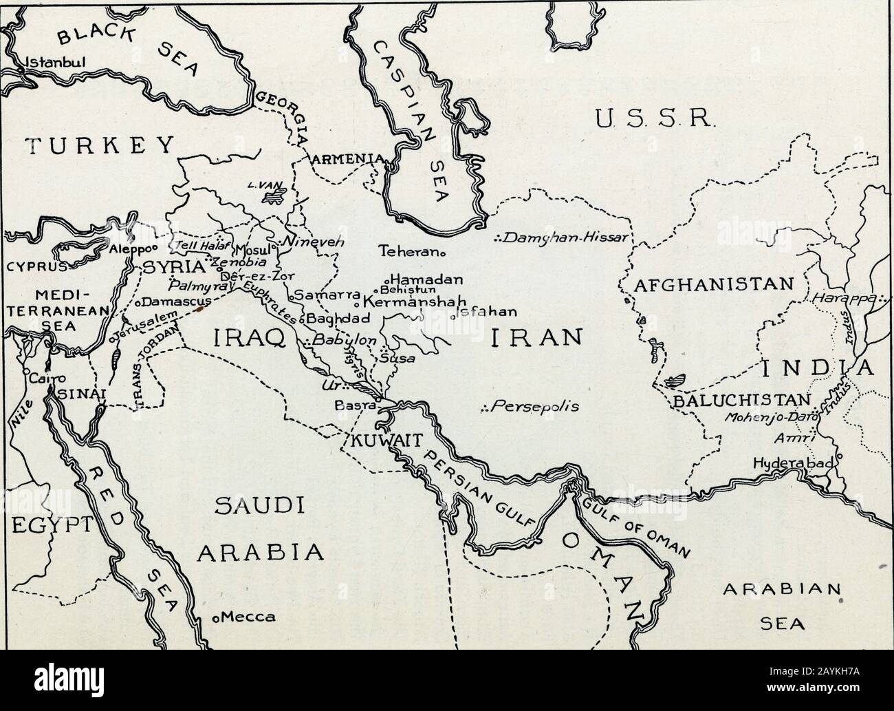 Mesopotamia map -Fotos und -Bildmaterial in hoher Auflösung – Alamy