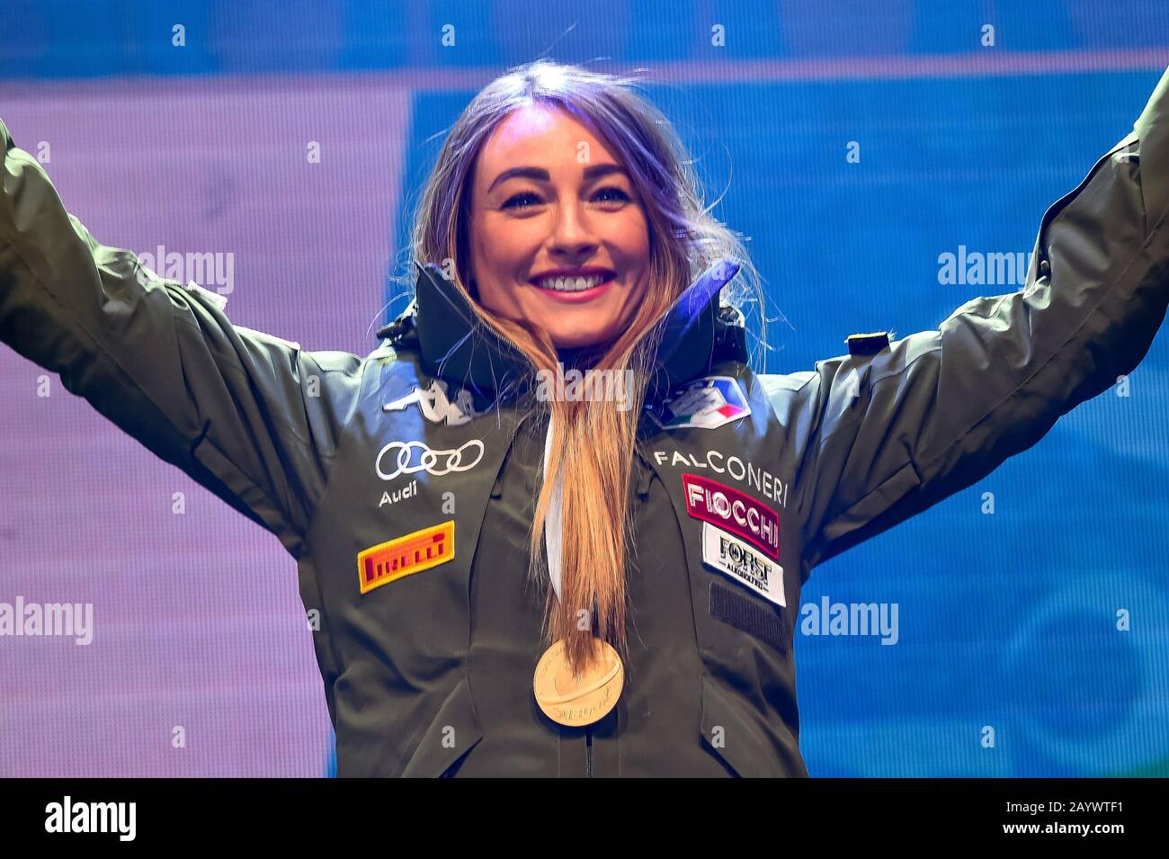 Medaglia d'oro für dorothea Wierer während des IBU-Weltcups Biathlon ...