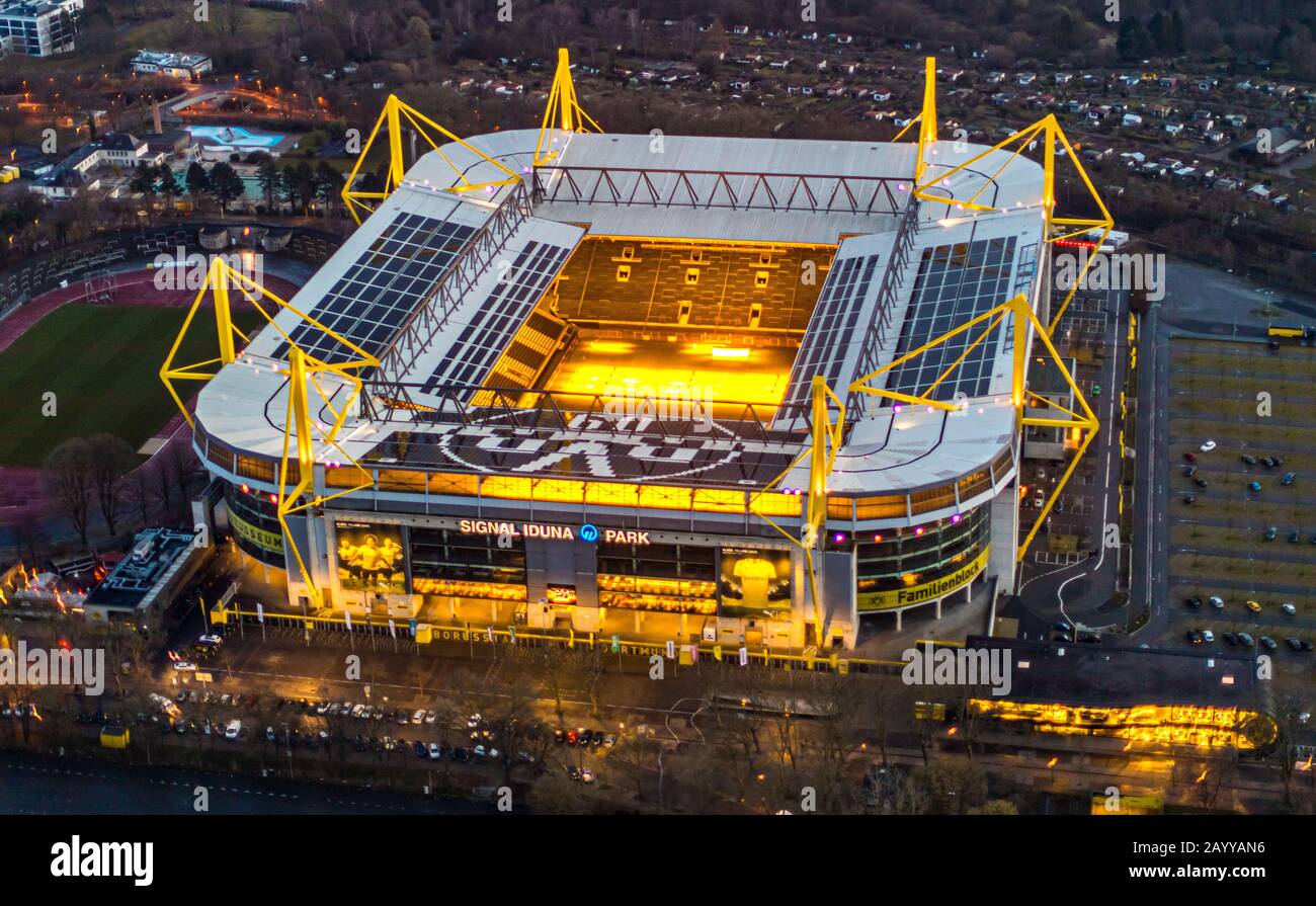 Luftbild, Signal Iduna Park, SignalIdunaPark, Westphälen-Stadion, BVB ...