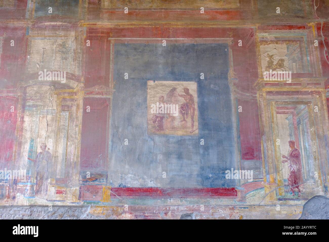Pompeii wall painting -Fotos und -Bildmaterial in hoher Auflösung – Alamy