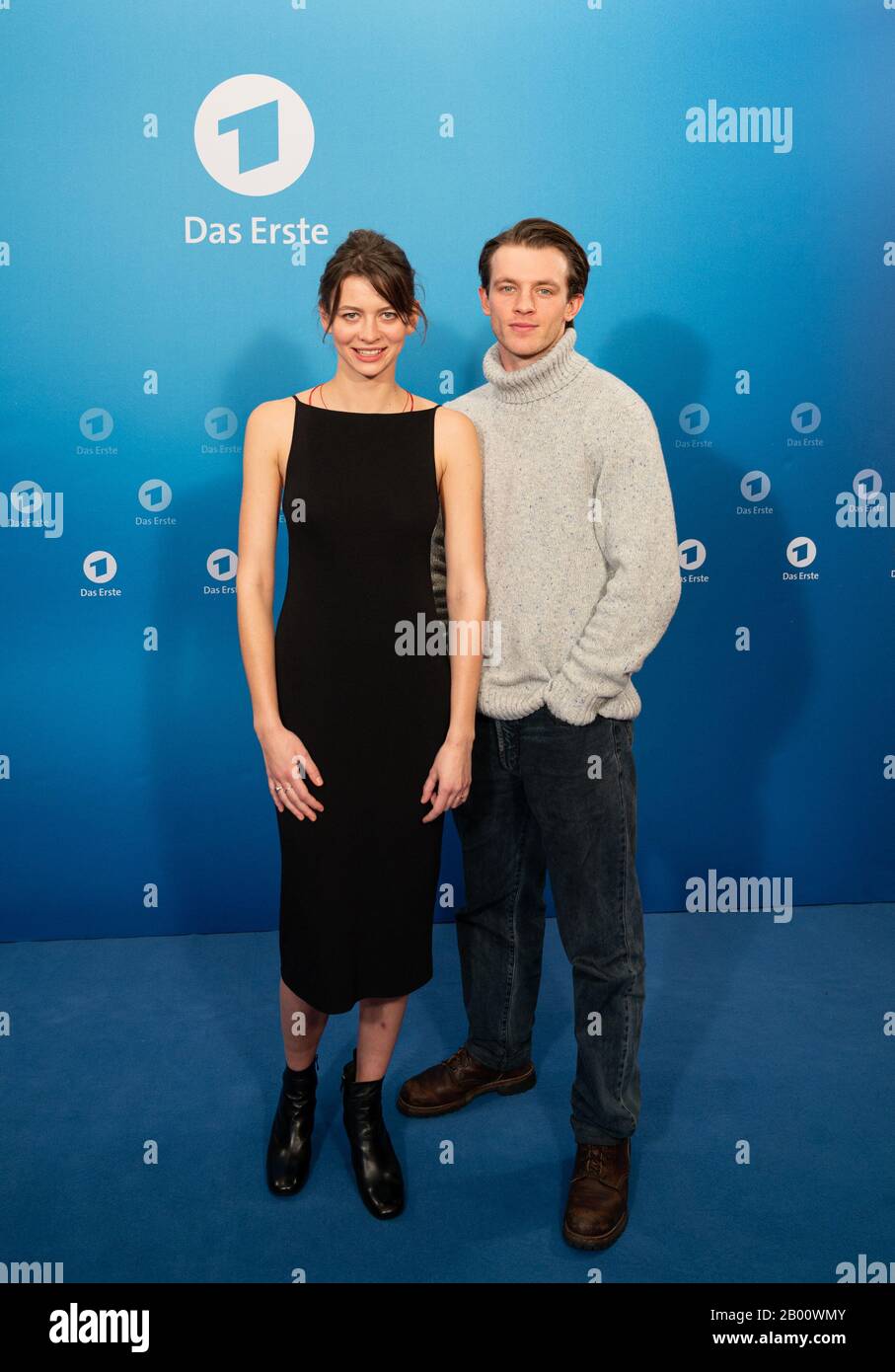 Hamburg, Deutschland. Februar 2020. Die Schauspieler Jannis Niewöhner ...