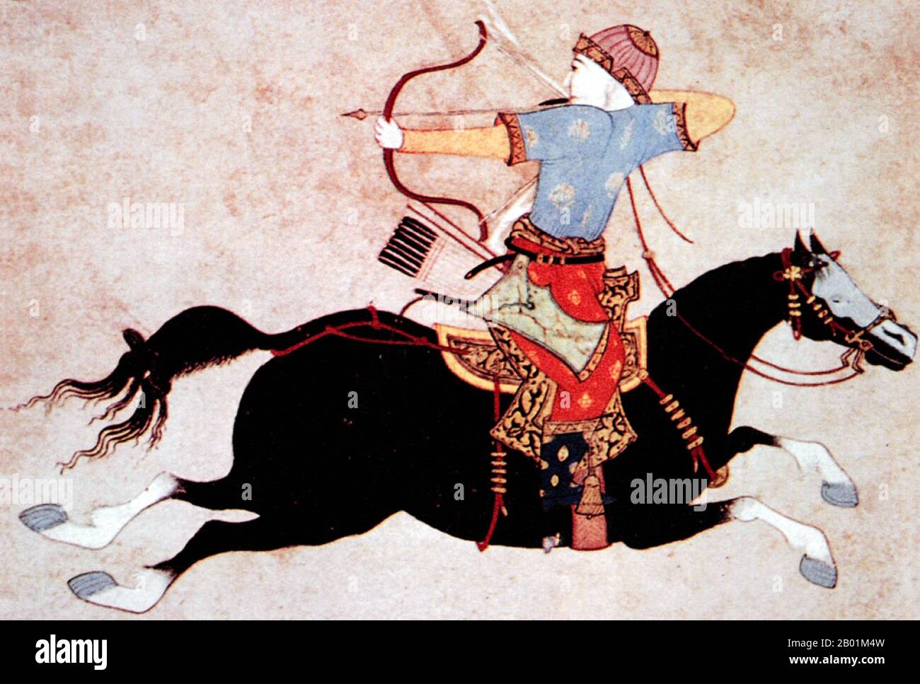 Mongol horseman bow -Fotos und -Bildmaterial in hoher Auflösung – Alamy