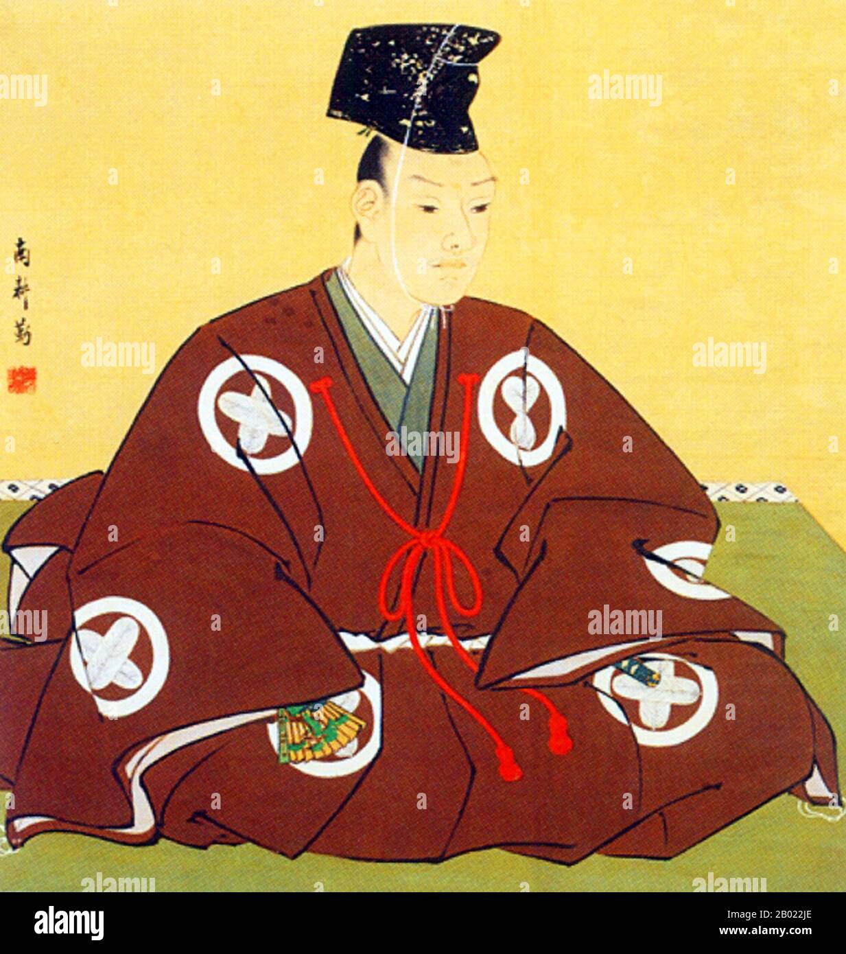 Japan: Asano Naganori (1667–1701), Daimyo von Akō. Hängende ...
