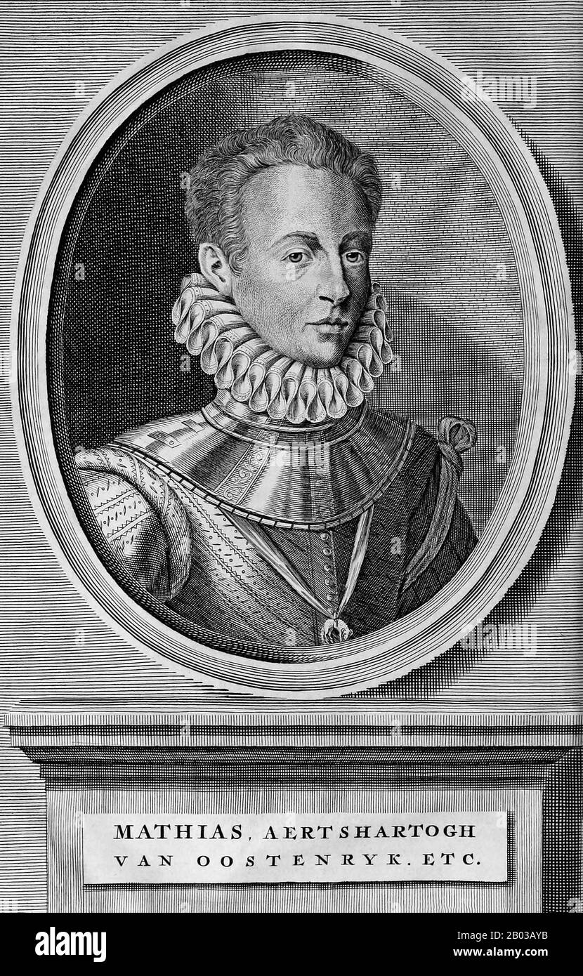 Matthias (1557-1619) war der Sohn von Kaiser Maximilian II. Und ...