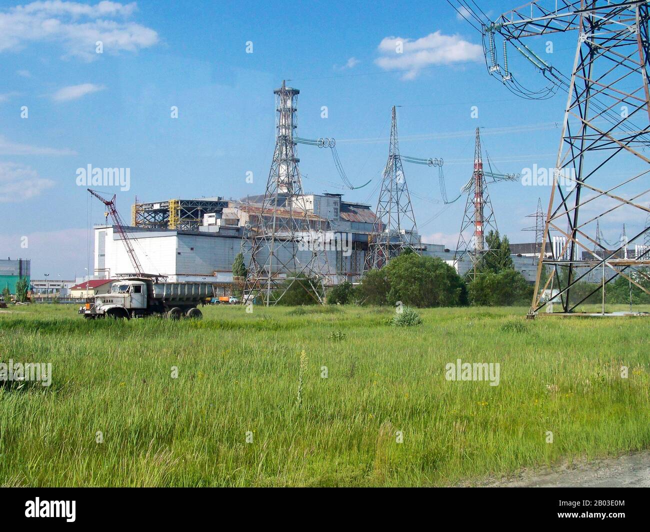 UKR '08:Kernkraftwerk Tschernobyl nach der Katastrophe Stockfotografie ...