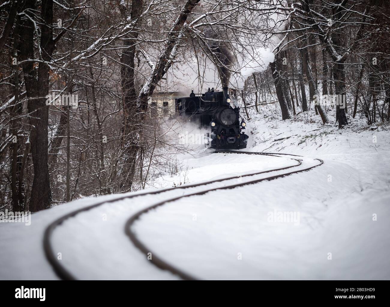 Dampflok im winter -Fotos und -Bildmaterial in hoher Auflösung – Alamy