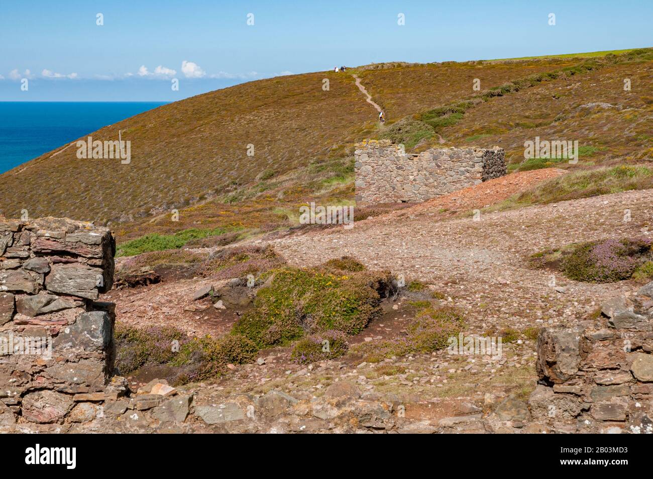 Wheal coates zinnmine ruinen in st agnes kopf -Fotos und -Bildmaterial ...