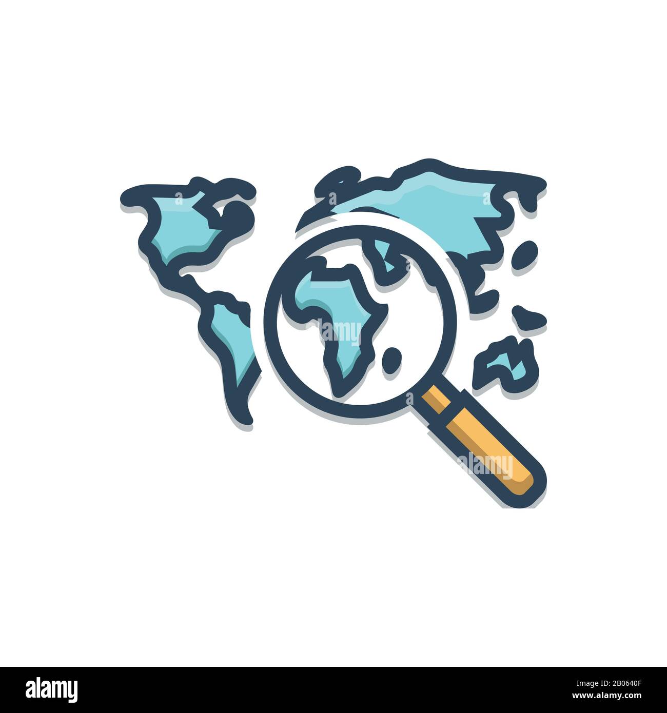 Discover the world Stock-Vektorgrafiken kaufen - Alamy