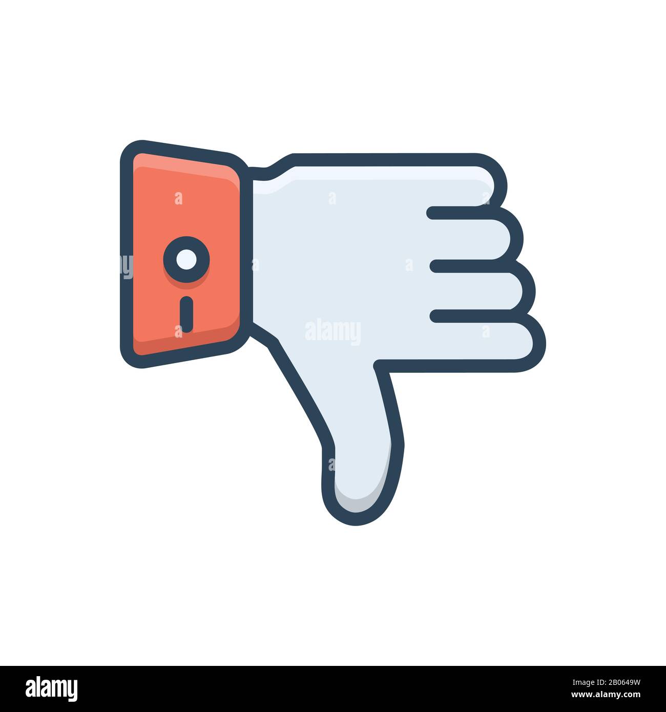 Daumen runter symbol Ausgeschnittene Stockfotos und -bilder - Alamy