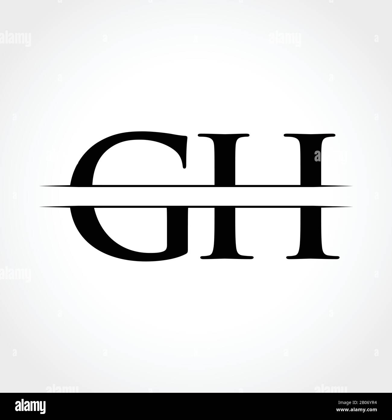 Gh logo design -Fotos und -Bildmaterial in hoher Auflösung – Alamy