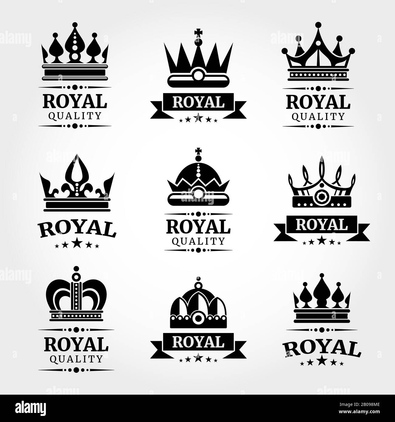 Logo vorlagen set Stock-Vektorgrafiken kaufen - Alamy