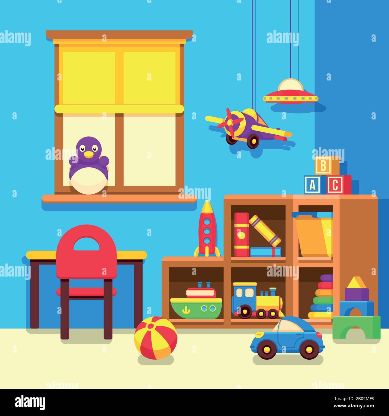Vorschul Klassenzimmer Clipart