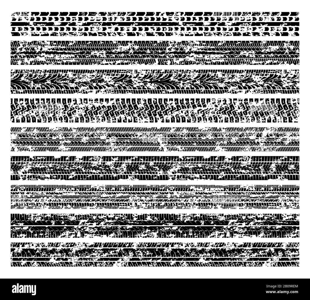 Reifenspuren rennstrecke Stock-Vektorgrafiken kaufen - Alamy