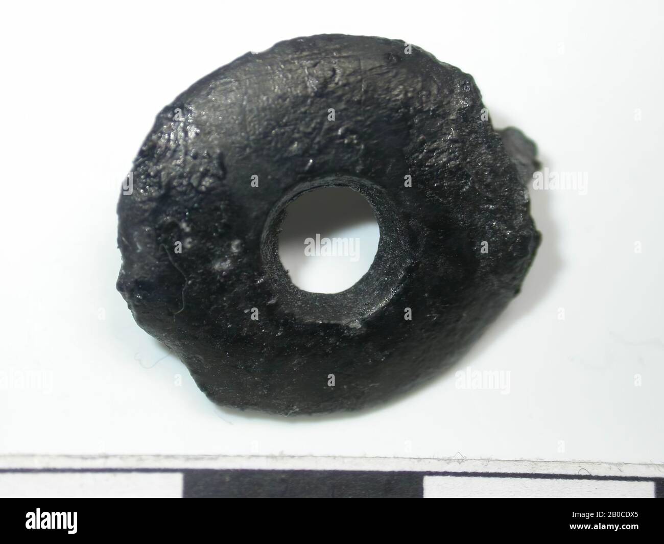 Kreis mit Loch in der Mitte, schwarz (Leitung Stockfotografie - Alamy