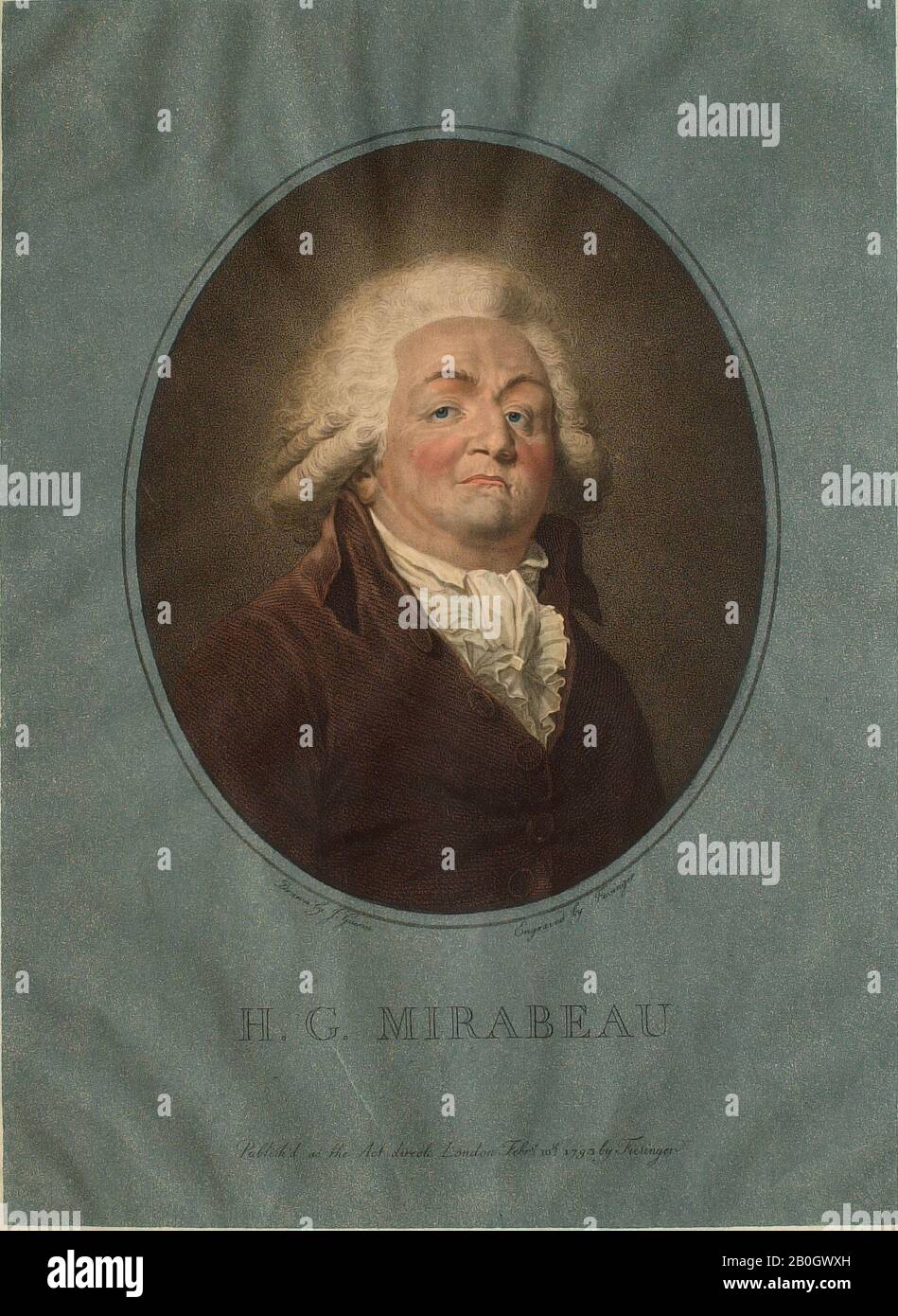 Honore gabriel de riquetti de mirabeau comte de mirabeau -Fotos und ...