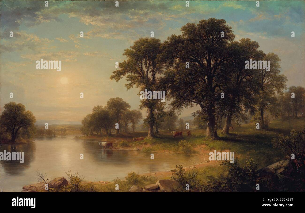 Asher Brown Durand, Sommernachmittag, amerikanisch, Asher Brown Durand ...