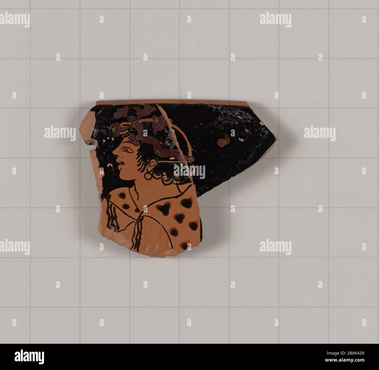 Dem Apollodoros zugeschrieben, Terrakotta-Felgenfragment eines kylix ...