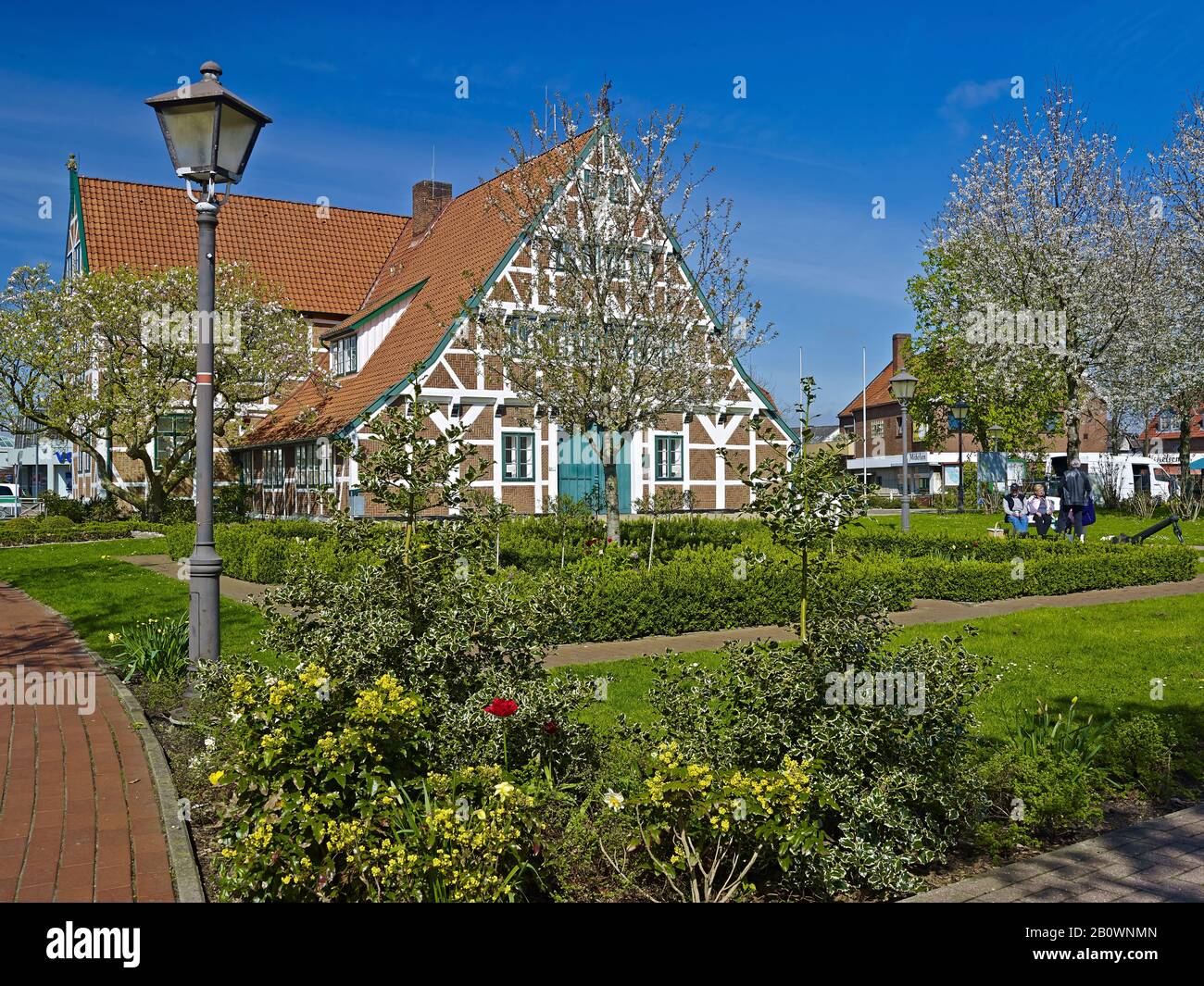 Rathaus in Jork, Altes Land, Landkreis Stade, Niedersachsen Deutschland ...