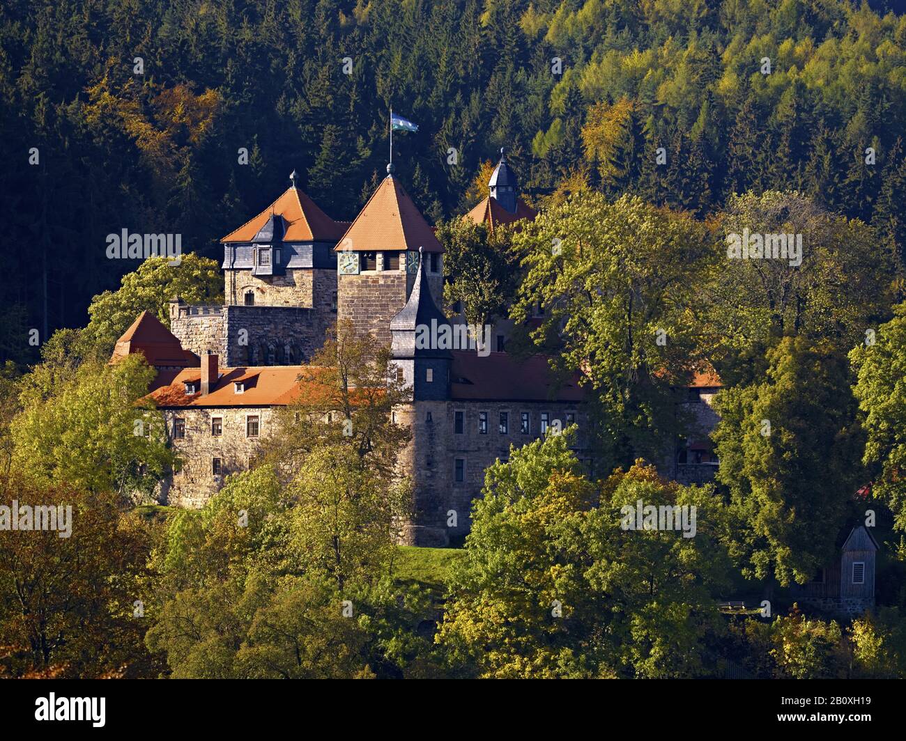 Elgersburg Schloss In Elgersburg Bei Ilmenau Stockfotos und -bilder ...