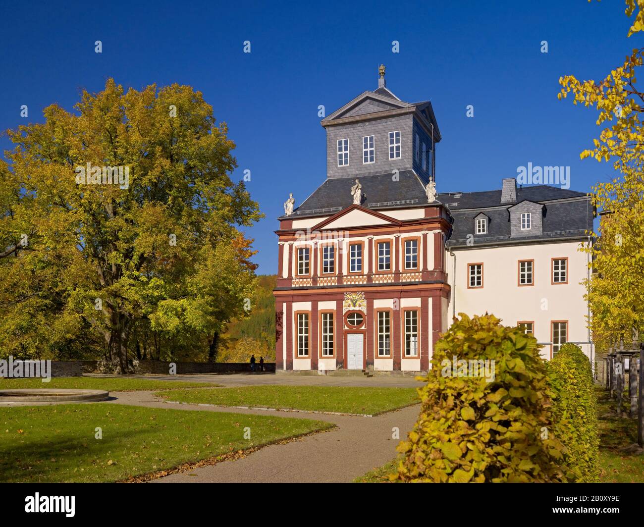 Kaisersaal von Schloss Schwarzburg im Schwarzatal, Thüringen ...