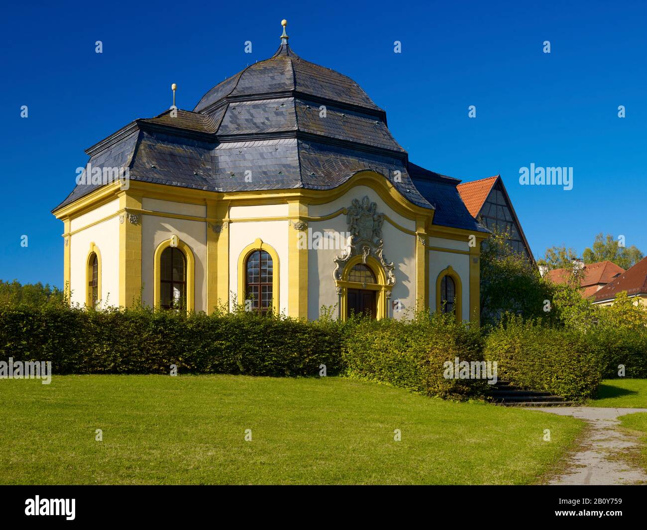 Gartenpavillon des Abtes Bonifaz Geßner, Kloster Maria Bildhausen bei ...