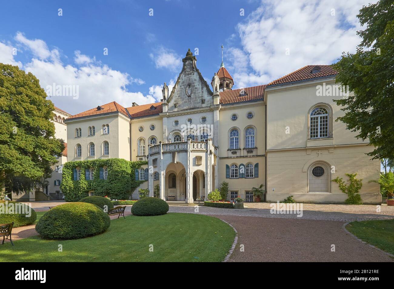 Schloss Waldenburg in Waldenburg, Sachsen, Deutschland Stockfotografie ...
