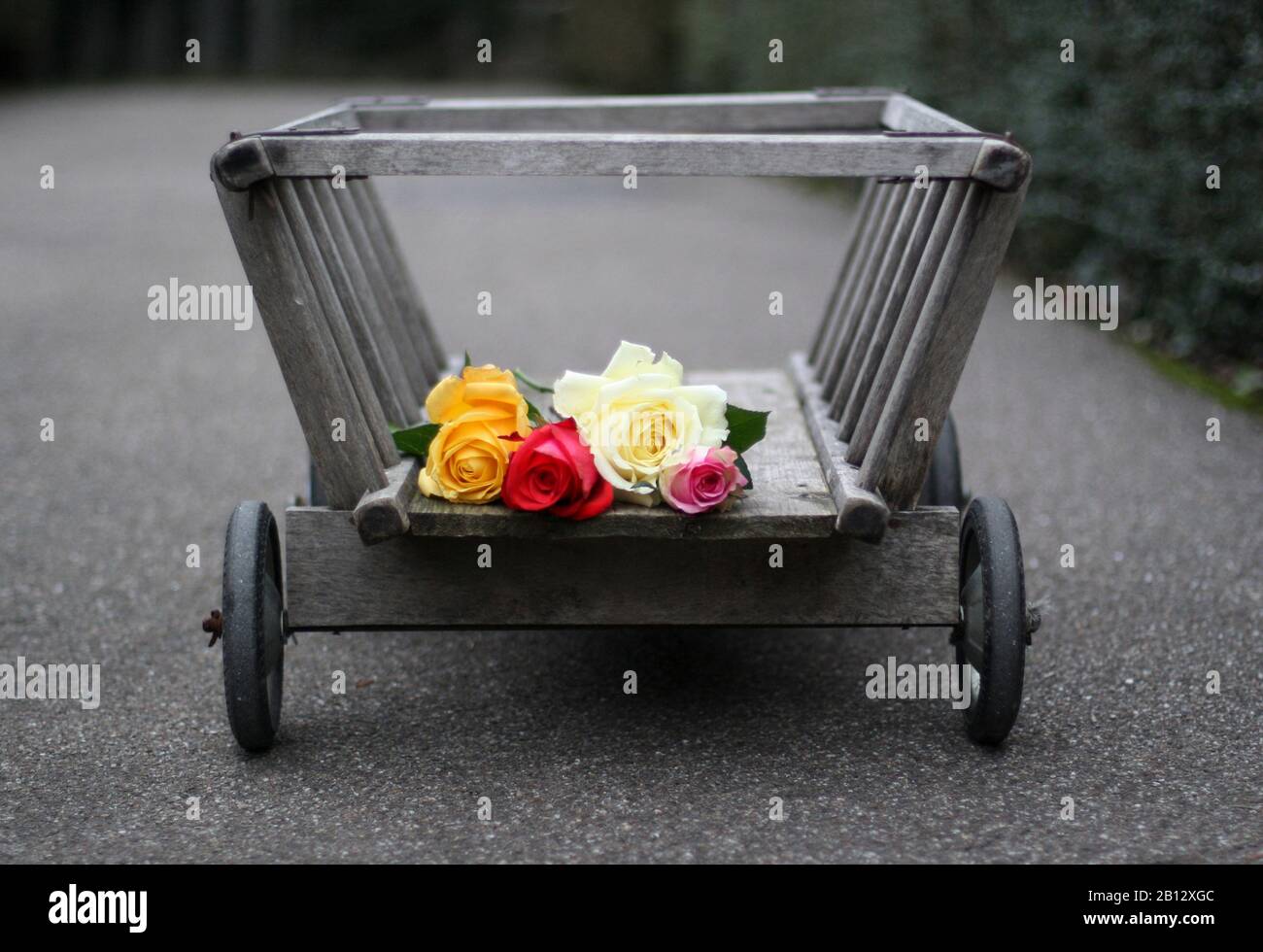Hölzerner handwagen -Fotos und -Bildmaterial in hoher Auflösung – Alamy