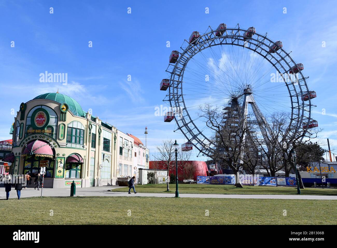 Wien, Österreich, Riesenrad im Wiener Prater Stockfotografie - Alamy