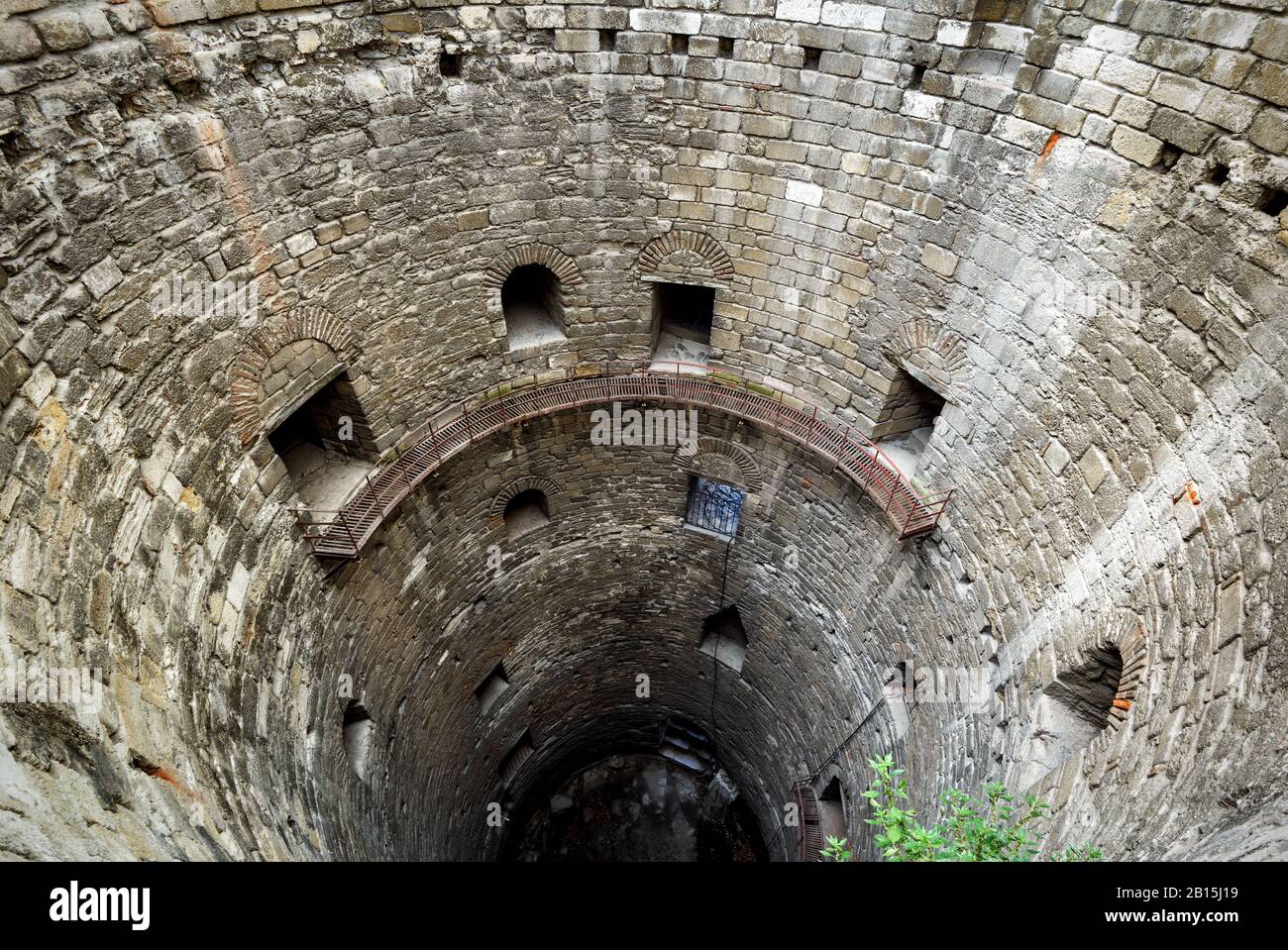 Im Turm der Festung Yedikule (Schloss der Sieben Türme) in Istanbul ...