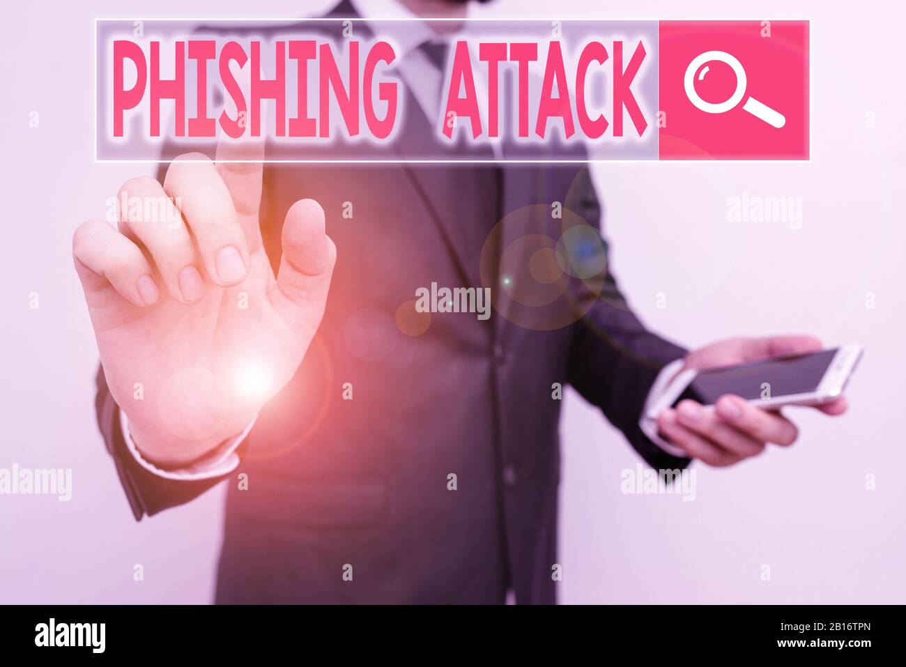 Word Writing Text Phishing Attack. Geschäftsfoto mit dem Versuch ...