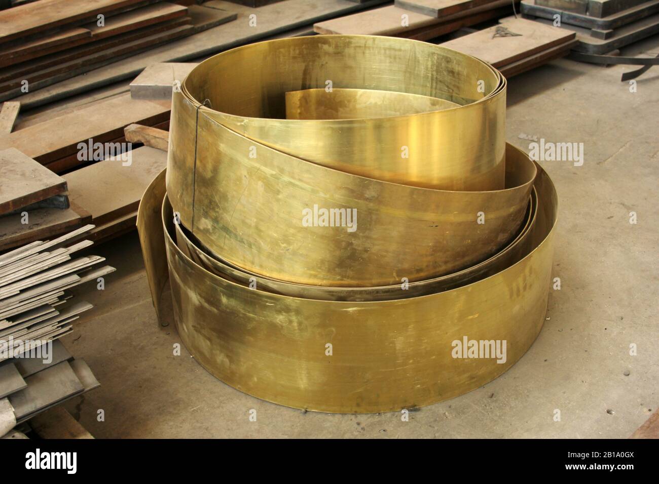 Blech messing -Fotos und -Bildmaterial in hoher Auflösung – Alamy