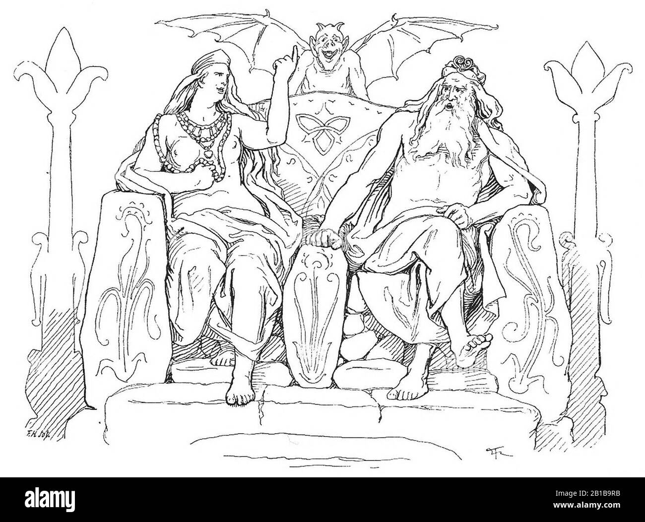 Odin and frigg -Fotos und -Bildmaterial in hoher Auflösung – Alamy