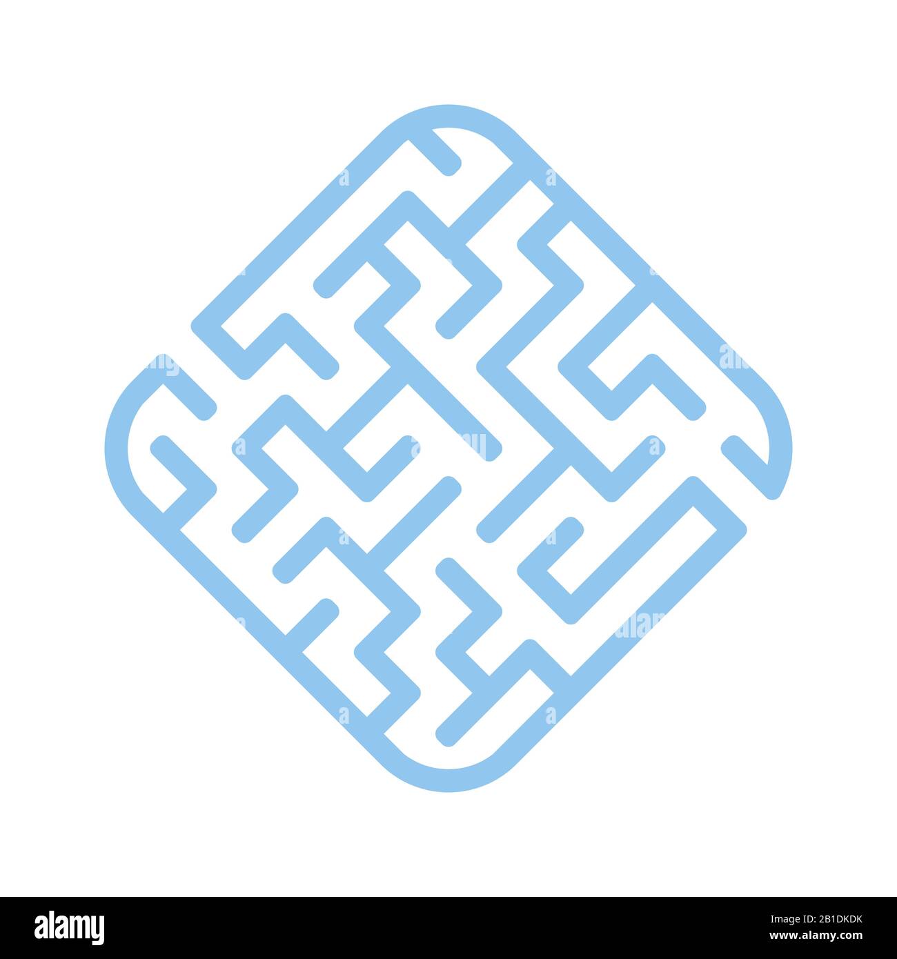 Einfaches Labyrinth. Spiel für Kinder. Puzzle für Kinder. Labyrinth ...