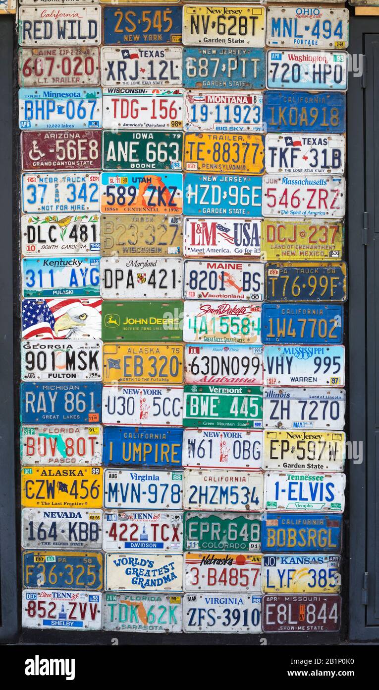 Uns nummernschilder -Fotos und -Bildmaterial in hoher Auflösung – Alamy