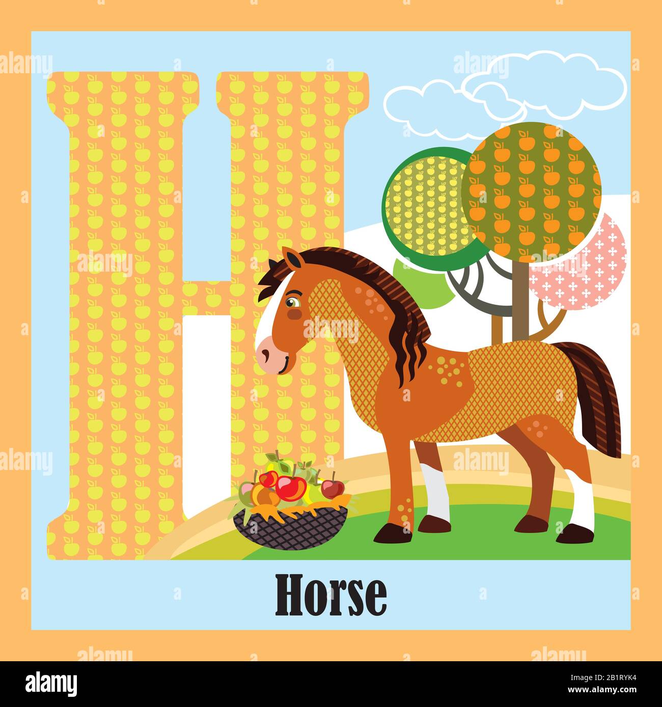 Cartoon letter h Stock-Vektorgrafiken kaufen - Alamy